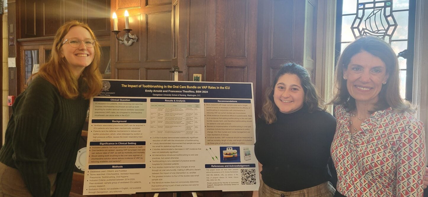 BSN Student Research Projects - School of Nursing - Georgetown